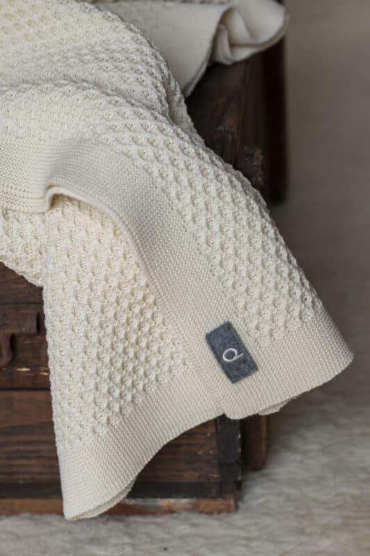 Disana Babydecke aus Merinowolle naturweiss für dein Baby